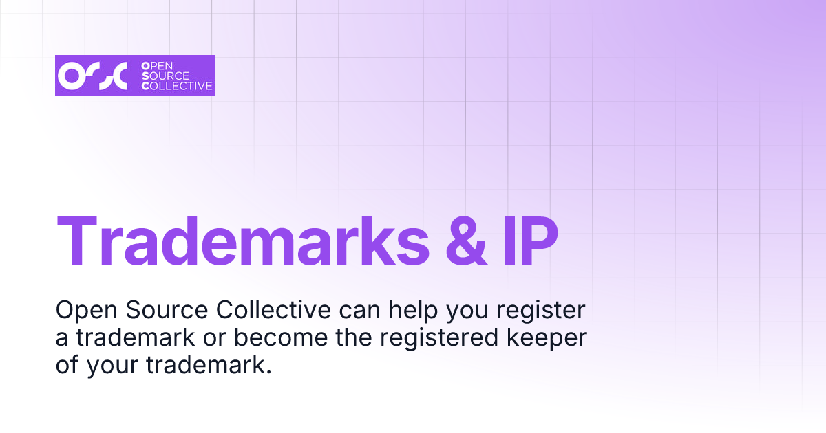 Trademarks & IP | Open Source Collective